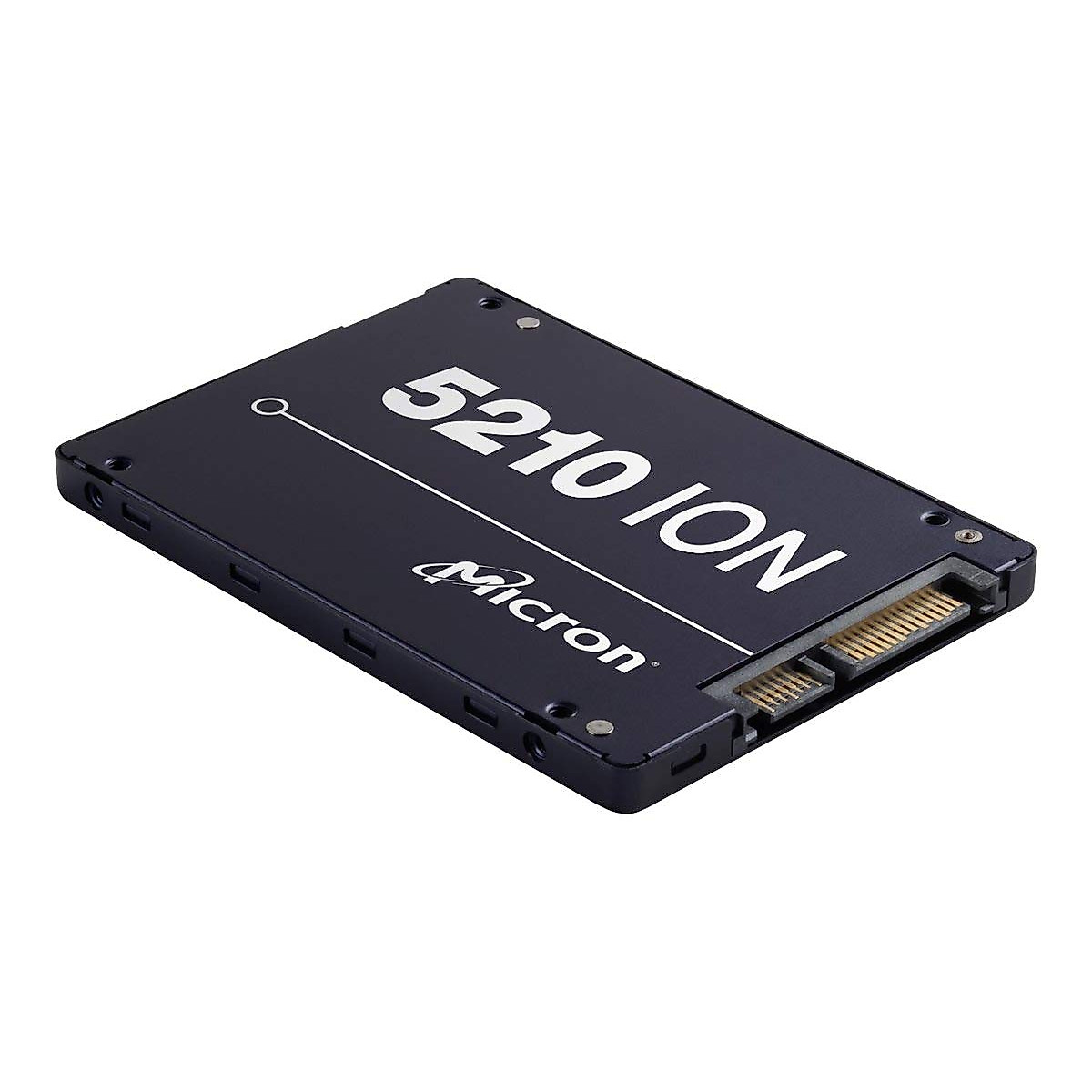 Micron 5200 5210 ION 3.84 TB Solid State Drive, SATA 6 Gb/s, 2.5" Drive, Read Intensive, 0.8 DWPD, Internal, 540 MB/s Max Read, 350 MB/s Max Write