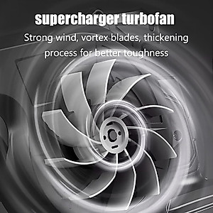 Electric Cordless Snow Blower, 3 in 1 Portable Snow Air Blower, Infinitely Variable Speed, 0-18000r/min Speed, High Speed Cooling System, for Garden, Patio, Lawn