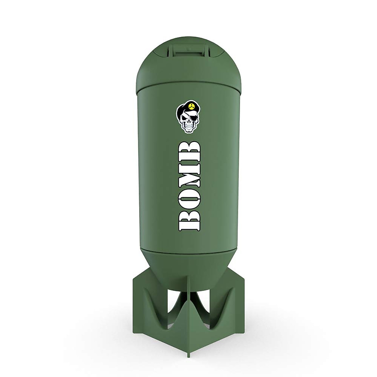 Battle Shakers Bomb Bundle 20 Oz Leak-Proof Shaker Bottles | Protein Cup with Storage Compartment | Dishwasher Safe & BPA Free Sports Bottle | Green and Desert Sand