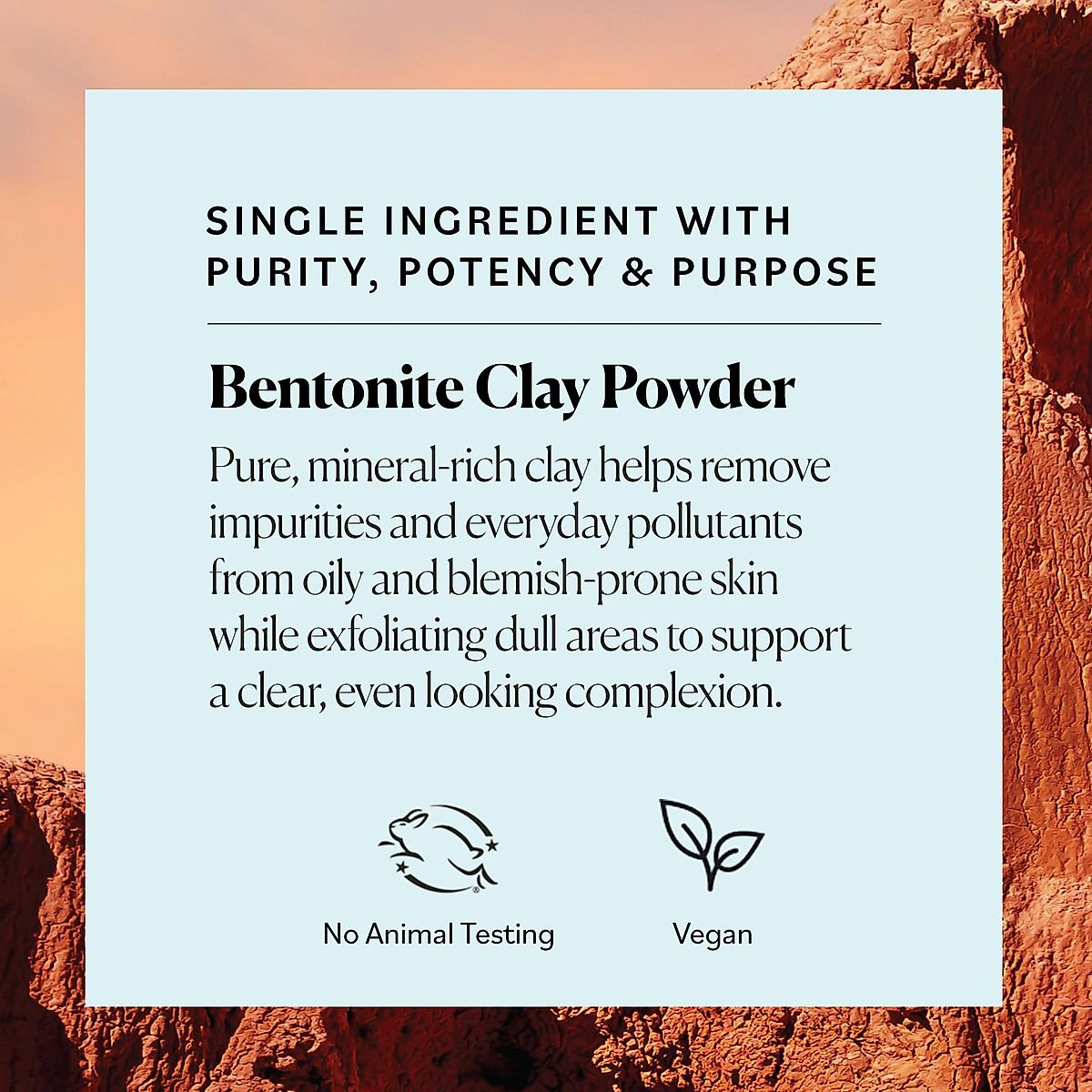 Sky Organics - Indian Healing Clay, 16 oz - Detoxifying Bentonite Clay Powder - Exfoliating Face Mask - Pore Cleaner - Combination & Oily Skin - Natural, Vegan & Cruelty Free - Skin Care
