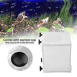 Fish Breeding Incubator, Fish Tank Breeder Net Multifunctional Durable Isolation Mesh Box Fish Breeding Net Aquarium Fish Tank Incubator Breeder with Suction Cup for Fish Tank Breeder Box