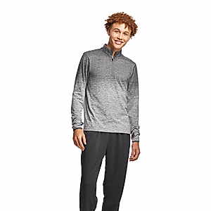 C9 Champion Men's Elevated Train 1/4 Zip Layer, Silver Lining Heather, S