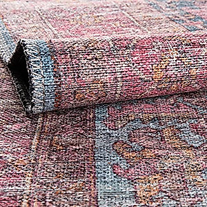 Unique Loom Mangata Collection Area Rug - Morgan (Rectangular 10' 6" x 13' 0", Antique Blue/ Gray)