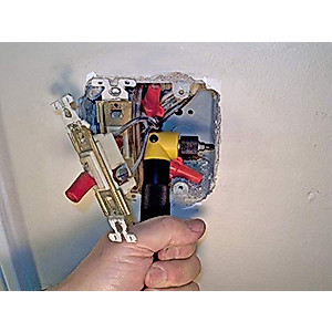 FATHER'S DAY SPECIAL Tool Gift For Men Right Angle Drill & Screwdriver Attachment Gift Tool Kit Tight Fit Hex Bit 90 Degree Angle Adapter Power Drill Accessory Driver Extension 00110