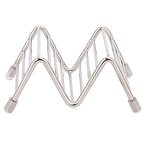 Aqur2020 304 Stainless Steel Taco Holder Corrosion Innovative Pancake Stand Tray for Kitchen Restaurant Suitable for Home Kitchens And Restaurants(1#)