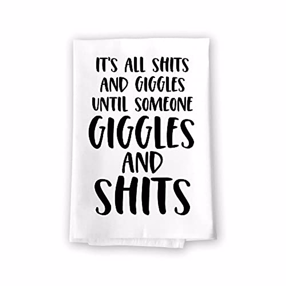 Honey Dew Gifts, Its All Shits and Giggles Until Someone Giggles and Shits, 27 Inch by 27 Inch, Inappropriate Gifts, Hand Towels, Bathroom Towels, Bathroom Decorations, Funny Décor