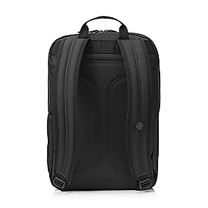 HP Commuter Laptop Backpack | with 15.6” Laptop/Tablet Compartment | Water-Resistant, Carry-on | Water Bottle Pocket, Reflective Accents, (5EE91AA), Black, Model: 5EE91AA#ABL