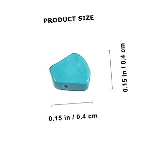 Didiseaon Gravel Natural Stone Natural Gemstone Beads DIY Kits Gemstone Jewelry Healing Stones Jewelry Spacer Beads Irregular Chips Beads DIY Spacer Beads Loose Bead Stone Spacer Beads 1 Box