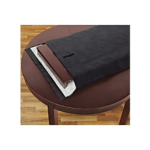 LAMINET Premium Heavy Duty Table Leaf Storage Bag water , scratch resistant. Extra Thick waterproof exterior heavy duty flannel backing. Store Your Table Leaves safely. Holds Leaves up to 26" wide.