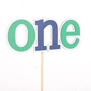 Golf First Birthday Cake Topper - 1st Birthday Cake Topper, Golf Themed First Birthday Party, Golf Tee Decor, One Cake Bunting, Boy 1st Birthday Party Supplies (Golf First Birthday Cake Topper)