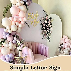 Wooden Bride To Be Sign with Gold Painted for Bachelorette Bridal Party Banner Bridal Shower Bride To Be Decorations（Gold）