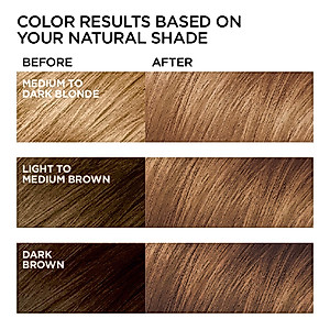 L’Oréal Paris Feria Multi-Faceted Shimmering Permanent Hair Color, 63 Sparkling Amber, Hair Dye Kit, Pack of 2