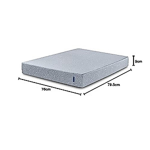 Serta - 9 inch Cooling Gel Memory Foam Mattress, King Size, Medium-Firm, Supportive, CertiPur-US Certified, 100-Night Trial - Sheepless Night Blue