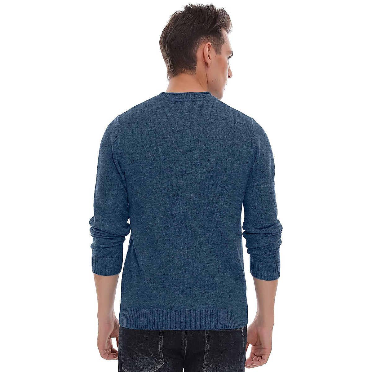 Sailwind Men's Crewneck Sweater Soft Casual Sweaters for Men Classic Pullover Sweaters