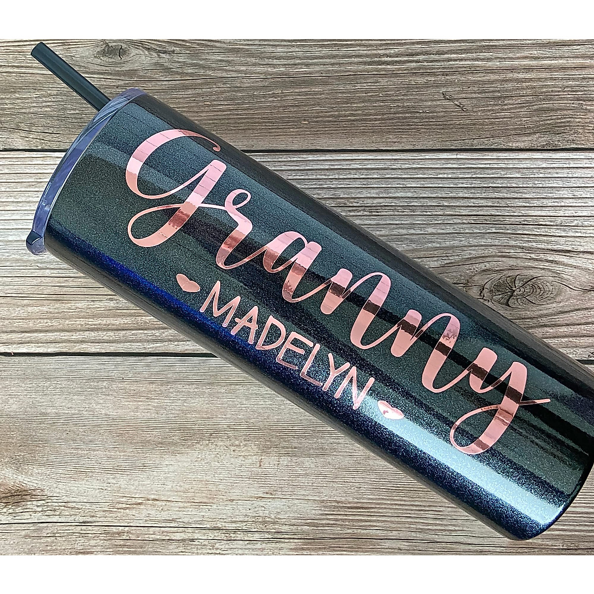 AVITO 20 oz Personalized Mom Tumbler with Kids' Names - Gift for Mom - Mother's Day Gift - Stainless Steel - Vacuum Insulated - Mom Gift - Mothers' Day Gift - Grandma Gift - Grandma Tumbler