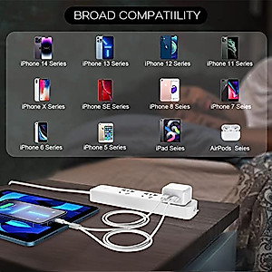 iPhone Charger Fast Charging, 40W Dual USB C Wall Charger [MFi Certified] 2Pack Super Quick Double Port Apple Charger with 10FT Long Lightning Cable for iPhone 14/14 Pro/14 Pro Max/14 Plus/13/12/11/X