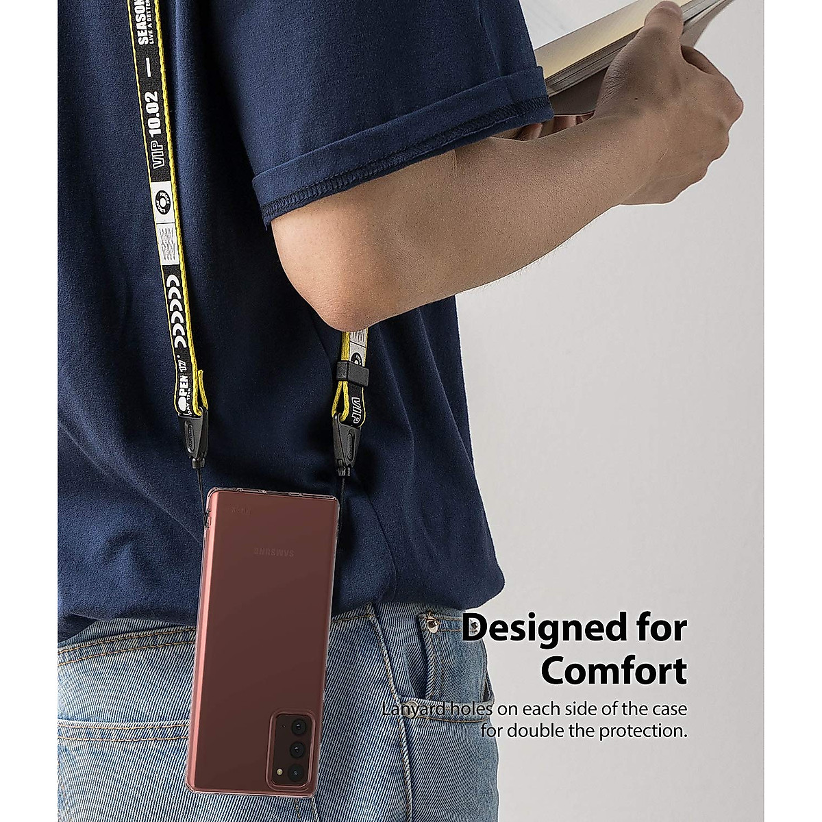 Ringke Air Compatible with Galaxy Note 20 Case 5G, Thin Flexible Shockproof TPU Phone Case - Rose Bronze