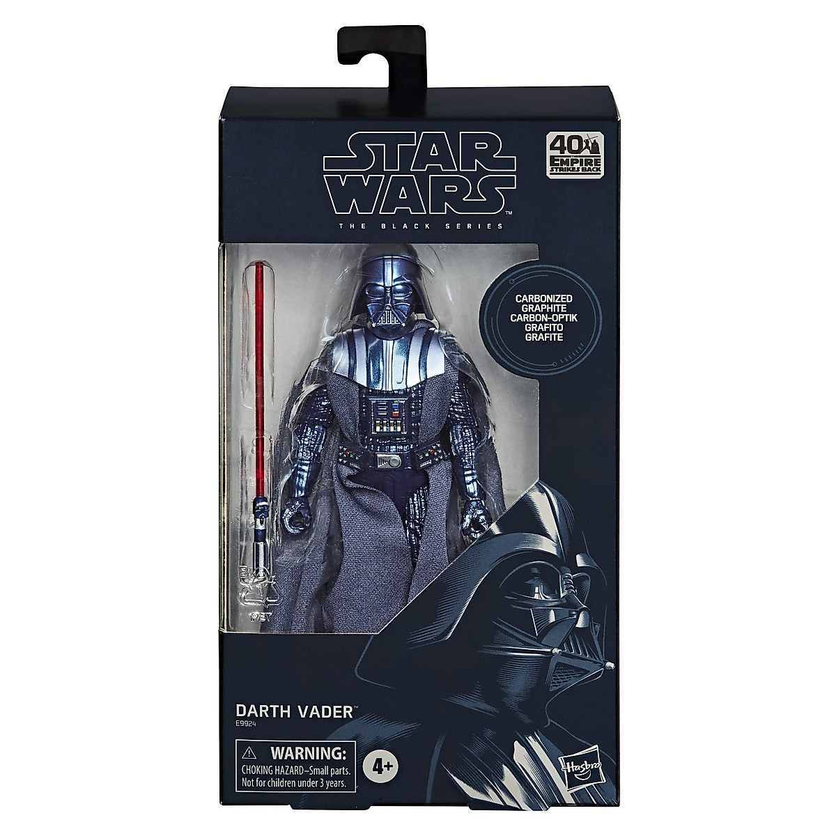 STAR WARS The Black Series Carbonized Collection Darth Vader Toy 6-Inch-Scale The Empire Strikes Back Collectible Action Figure (Amazon Exclusive)