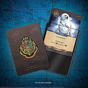 Harry Potter Hogwarts Battle Card Sleeves | 160 Card Protector Sleeves for Hogwarts Cards from Harry Potter Deckbuilding Games | Cardsleeve Back Artwork Featuring Hogwarts Crest