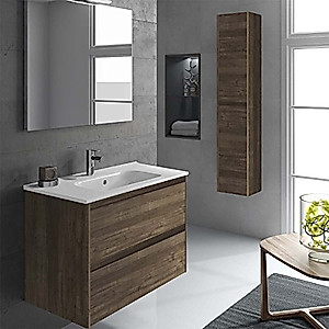 WS Bath Collections 60 Pack 2 SA Ambra Bathroom Vanity, Samara Ash, 3 Each