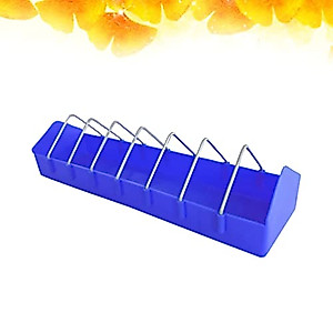 Mipcase Pigeon Feeder Pigeon Feeder- Thicken Plastic Feeding Food Slot, Bird Food Storage Container Bird Supplies for Duck Pigeon Parrots Poultry Chicken