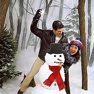 Orgrimmar Snowman Decorating Kit Snowman Making Kits Tools Winter Outdoor Toys Decoration (Medium)