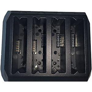 4-Slot Charging Cradle for Zebra TC51 TC510K TC52 Battery Charger Cradle with Adapter for Zebra TC56 TC57 Charging Accessories for Scanner