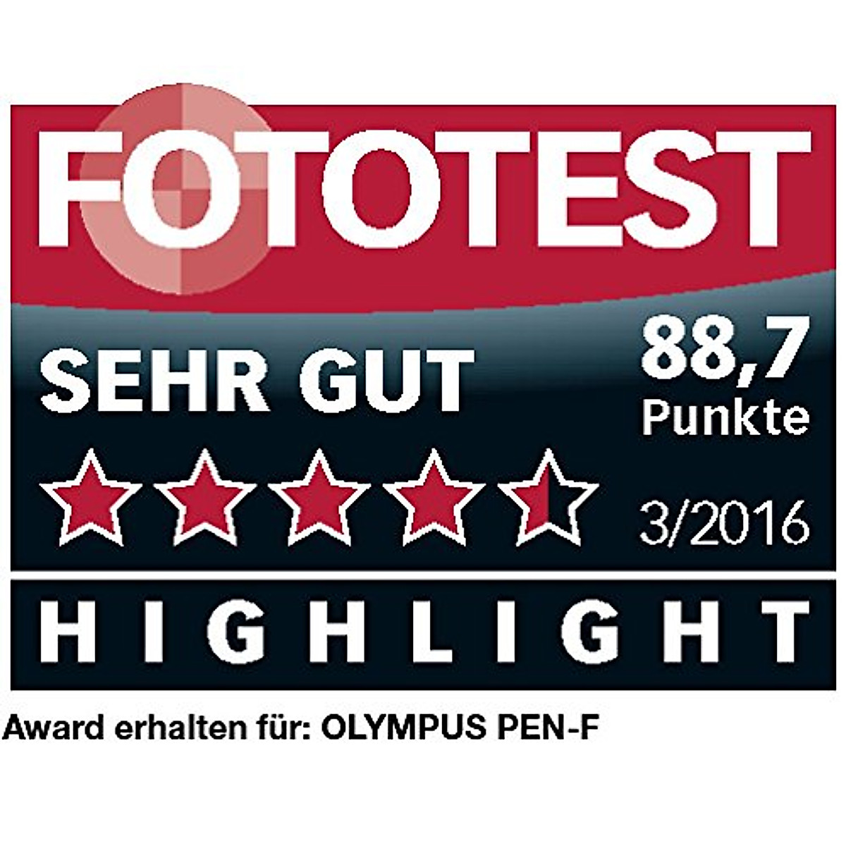 OLYMPUS PEN-F body [black] - International Version (No Warranty)