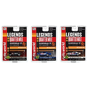 Auto World 4Gear Hot Wheels - Don The Snake Prudhomme/Snake II 1972 Plymouth Cuda Funny Car (White with Flames) HO Scale Slot Car