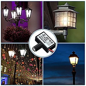 4 Pack 120V AC Photoelectric Switch Light Control Sensor Button Switch with Automatic Illumination Detection Circuit,Dusk to Dawn Senso