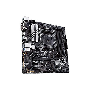 ASUS Prime B550M-A/CSM AMD AM4 (3rd Gen Ryzen™) microATX Commercial Motherboard (PCIe 4.0, ECC Memory, 1Gb LAN, HDMI 2.1/D-Sub, 4K@60HZ, TPM, ASUS Control Center Express)