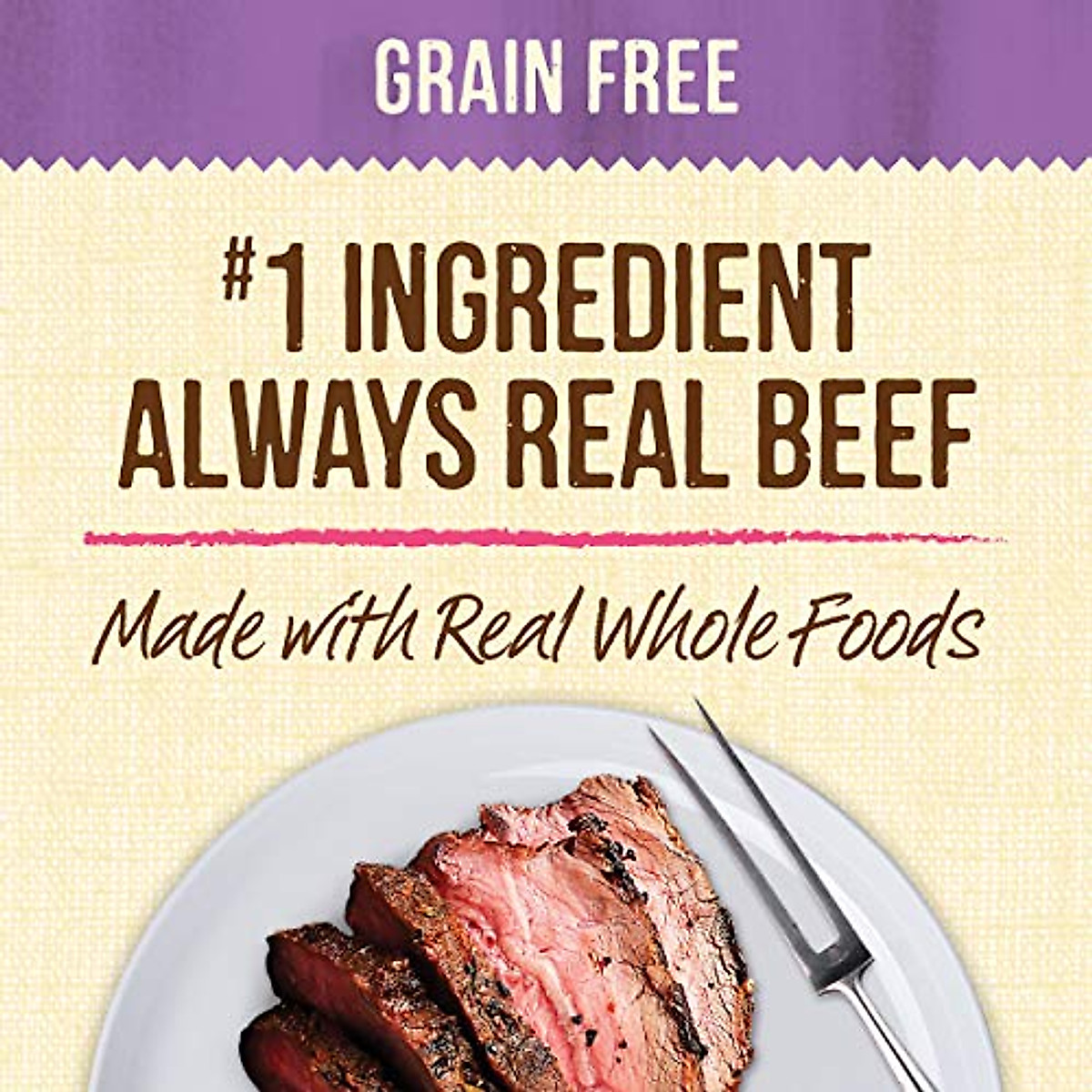 Merrick Lil' Plates Grain Free Small Dog Food, Itsy Bitsy Beef Stew Recipe, Wet Dog Food - (12) 3.5 oz. Tubs