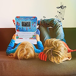 LESHITIAN Kids Laptop, 80 Learning Modes, Learning Educational Laptop for Kids Ages 5+