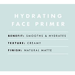 e.l.f. Hydrating Face Primer, Makeup Primer For A Flawless, Smooth Canvas, Infused With Grape, Vitamins A, C, & E, Vegan & Cruelty-Free, 1.01 Oz