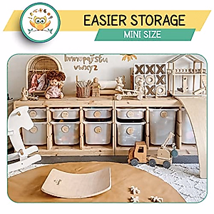 DaWikity Kids Balance Board - Wooden Wobble Board for Kids - Compact Balancing Trainer for Children, Toddlers, Adults - Solid Poplar Core with Eco-Conscious Coating, Up to 480 lbs Capacity - 17x12x3"