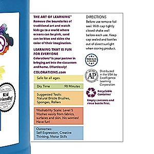 Colorations 1/2 Gallon Simply Washable Tempera Paint, Set of 10 Colors, School Art Supplies, Art Supplies, Craft Projects, Arts and Crafts, Drawing, Coloring