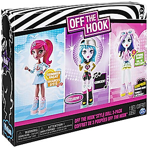Off the Hook Style Doll 3-Pack, 4-inch Small Dolls with Mix and Match Fashions and Accessories, for Girls Aged 5 and Up, Exclusively at Amazon