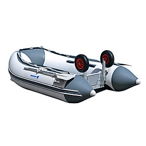 Newport Inflatable Boat Removable Transom Launch Wheels - Fits Any Transom Boat!