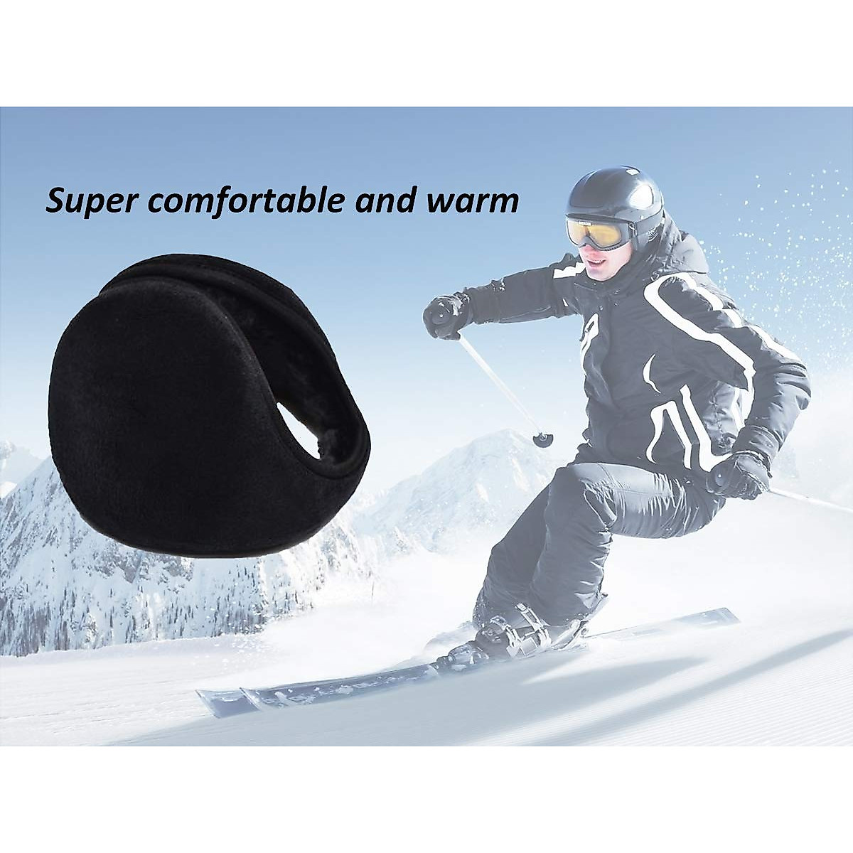HIG Ear Warmers for Men & Women Classic Fleece Unisex Winter Warm Earmuffs
