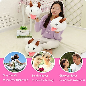 Poro Plush Toy, Animals Plush Stuffed Toys, Poro Kids Plush Toys, Ice Festival Festival Finite Plush Doll. for Home Decoration, Bedroom Decoration, Children Gifts