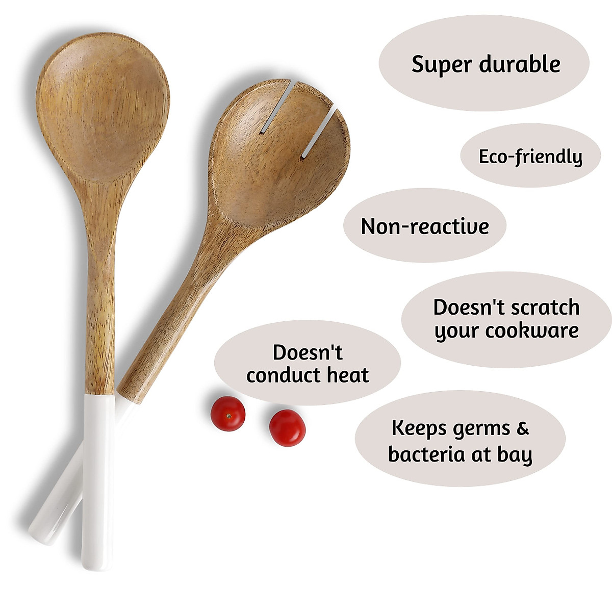 Folkulture Spoon Rest for Kitchen Counter, Spoon Holder for Stove and Salad Tongs or Tongs for Cooking,