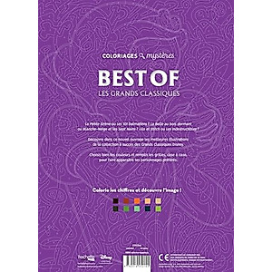 Coloriages mystères Disney - Les Grands classiques Best of