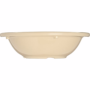 Carlisle FoodService Products Kingline Reusable Plastic Bowl Fruit Bowl with Rim for Home and Restaurant, Melamine, 4.75 Ounces, Tan, (Pack of 48)