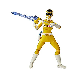 Power Rangers Lightning Collection in Space Yellow Ranger 6-Inch Premium Collectible Action Figure Toy with Accessories