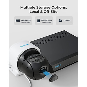 REOLINK RLC-830A - 4K PTZ PoE Camera System, Outdoor IP Security Camera, 355° Pan & 90° Tilt, Smart Detection, Auto-Tracking,Secured Local Storage, Color Night Vision