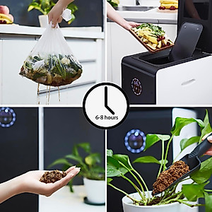 GEME World First Bio Smart 19L Electric Composter for Kitchen, Filter No Need to Change, Not Dehydration Tec, Add Waste Anytime Compost Machine, Electric Compost Bin Kitchen, Food Cycler Real Compost