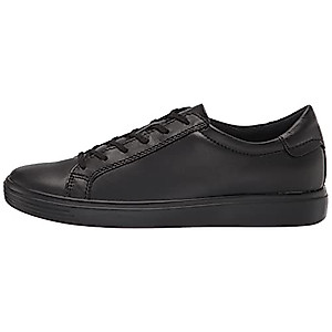 ECCO Women's Soft Classic Sneaker, Black, 9-9.5
