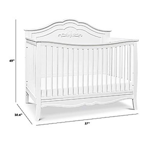 DaVinci Fiona 4-in-1 Convertible Crib in White, Greenguard Gold Certified