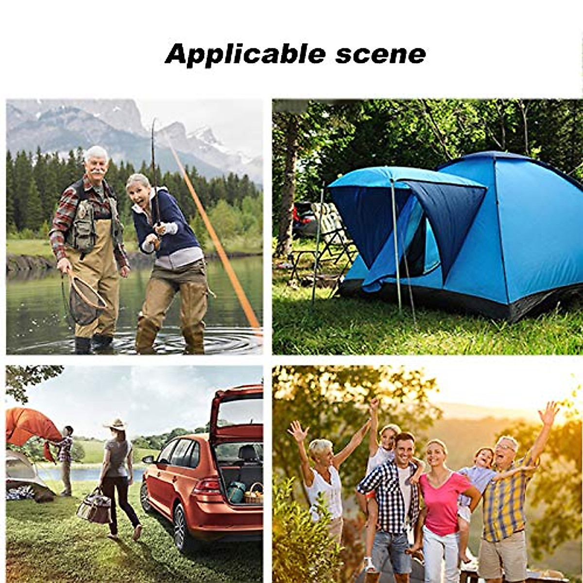 Outdoor Table and Chair Set 5-Piece Outdoor Camping Table and Chair Set, Outdoor Picnic Table and Chair, Folding Table and Chair Set