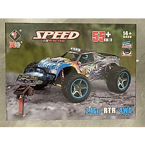 WLtoys 104019 1:10 2.4G Racing Remote Control Car 55KM/H 4WD Large Alloy Electric Remote Control Crawler RC car for Young People